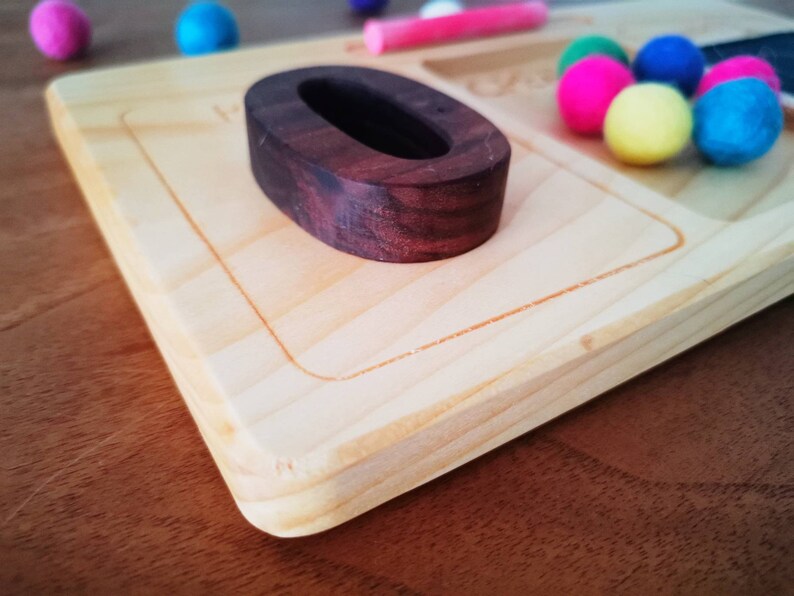 Wooden Learning Board, Educational Wooden Toy, Montessori Whiting Board ...