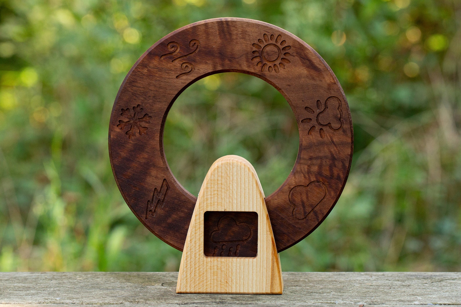 Wooden Moon Phases Chart, Wooden Moon Phase Wheel, Learning Wheel ...