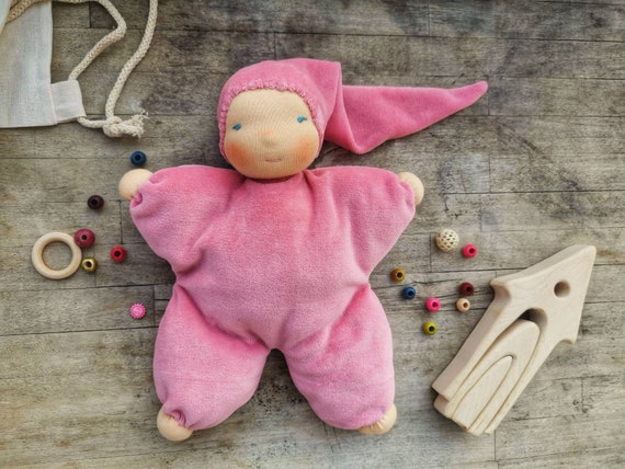 Waldorf butterfly doll Natural baby doll First birthday Doll | Etsy
