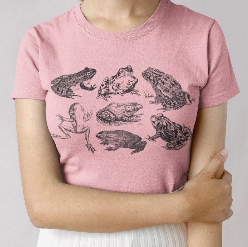 Frog Shirt, Goblincore Shirt, Cottage Core Shirt, Cottagecore Clothes ...