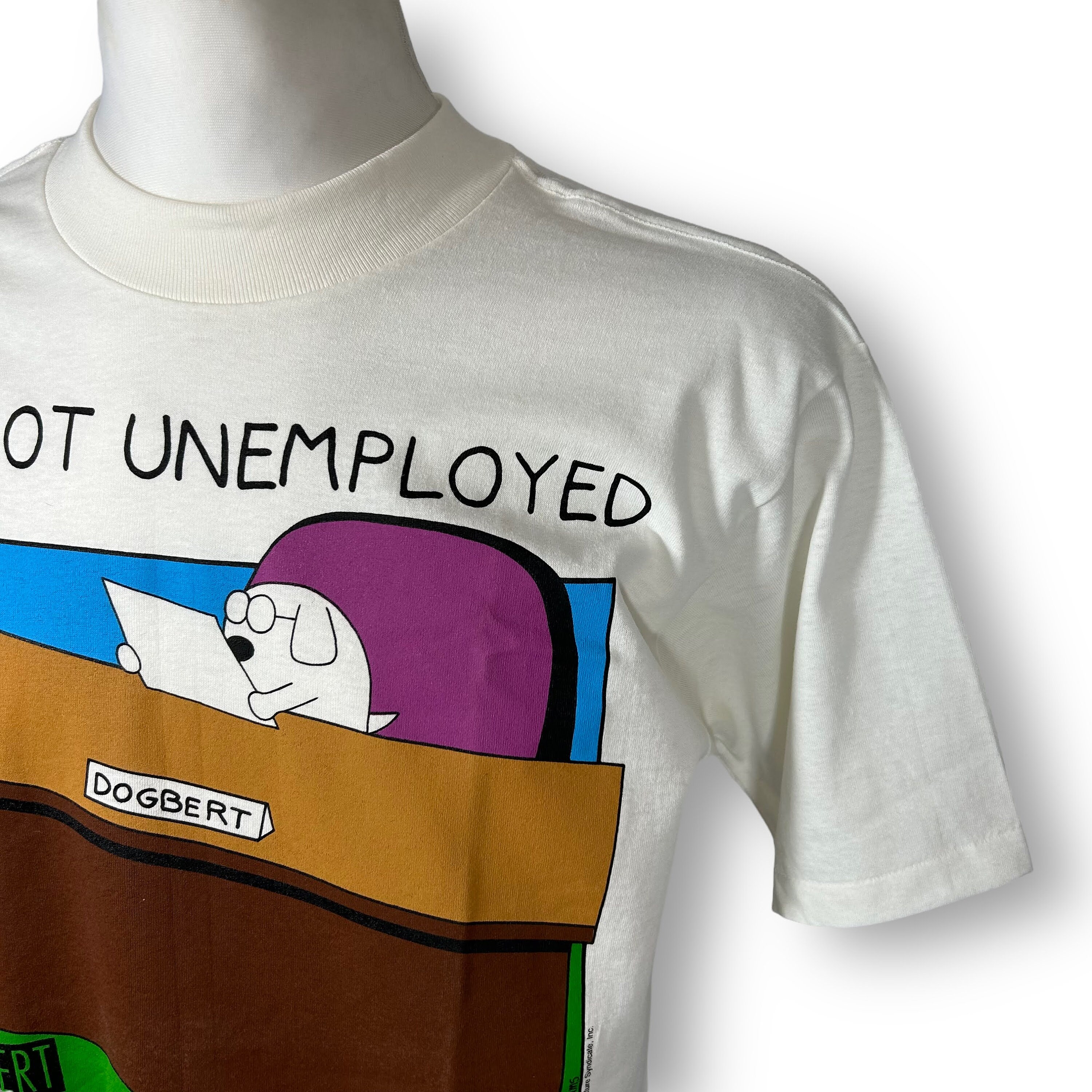 90s United Feature Syndicate Dilbert Consultant Unemployed Funny Quote ...