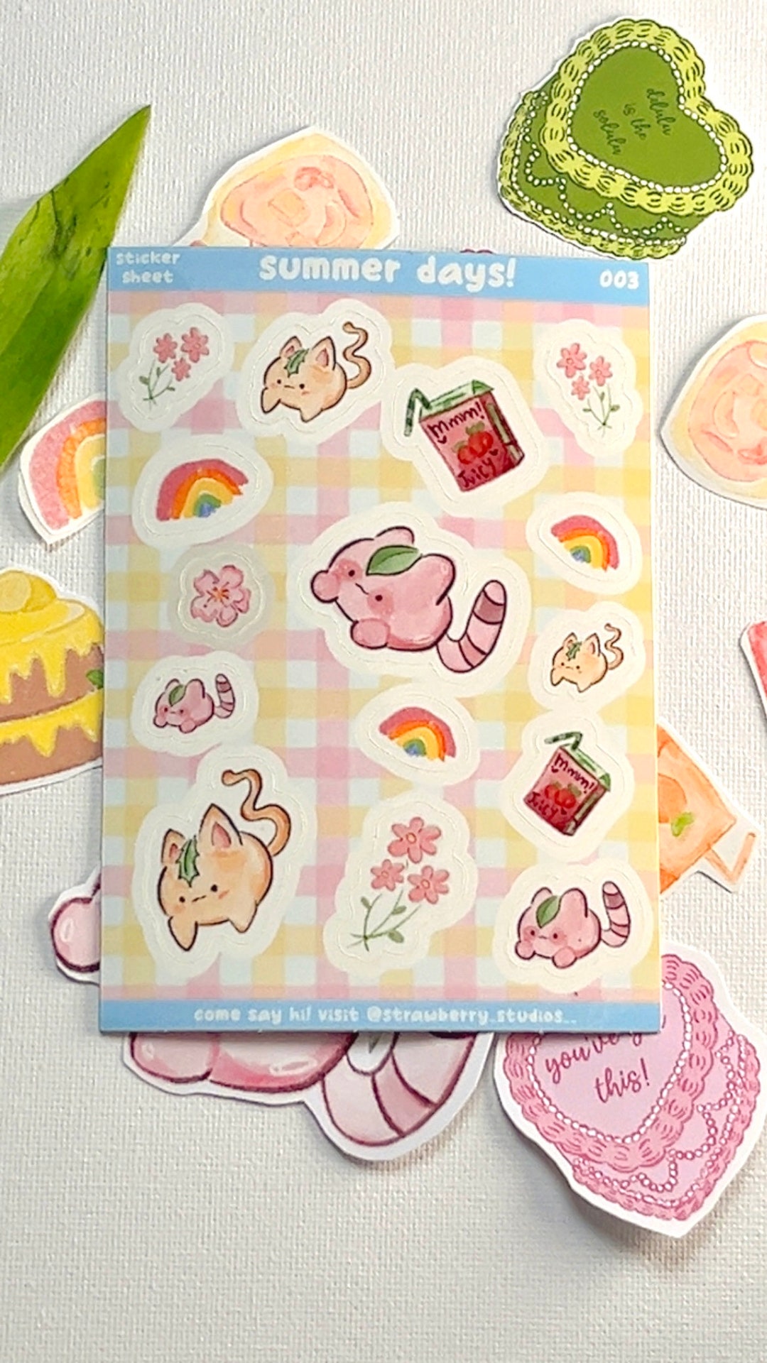 Aesthetic Sticker Sheets - Etsy