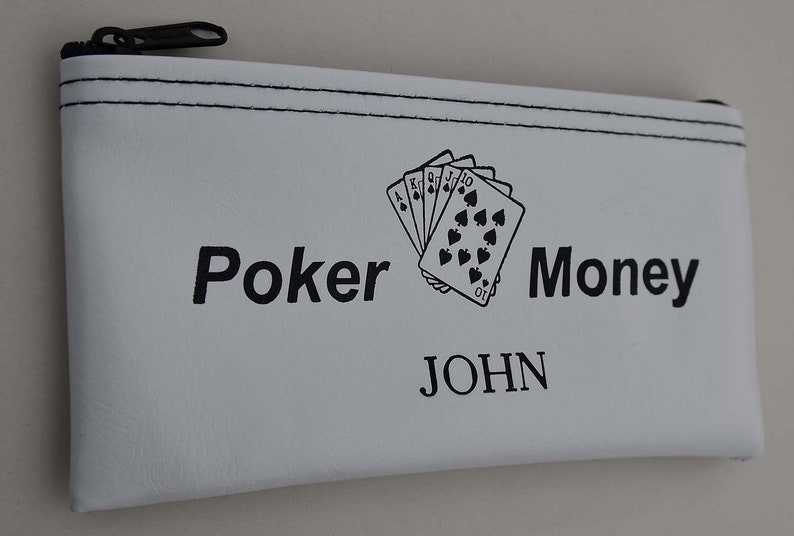 Personalized Poker Player Money Chip Bag Wallet Purse Gambling | Etsy