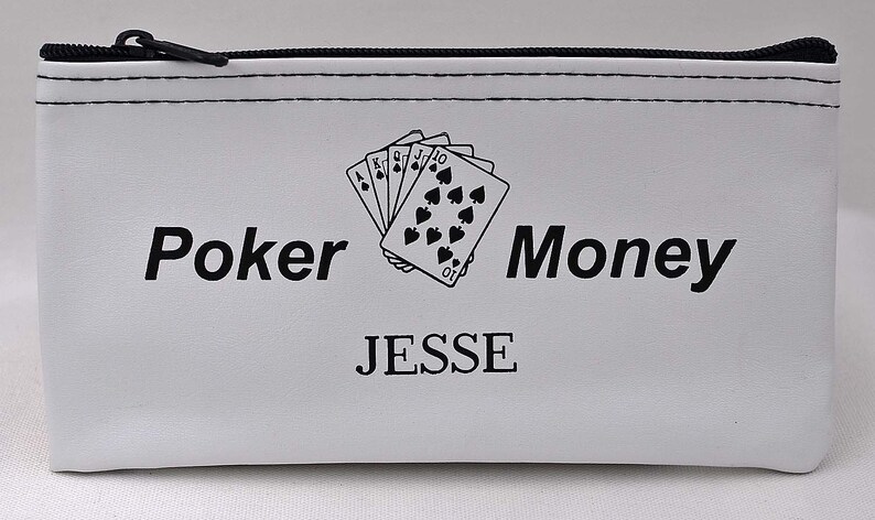 Personalized Poker Player Money Chip Bag Wallet Purse Gambling | Etsy
