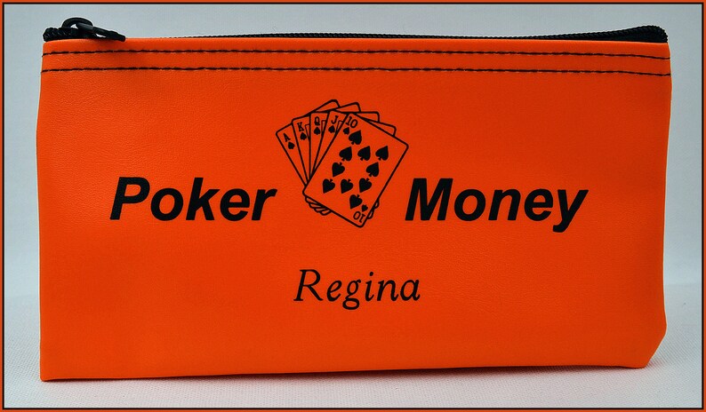 Personalized Poker Player Money Chip Bag Wallet Purse Gambling | Etsy