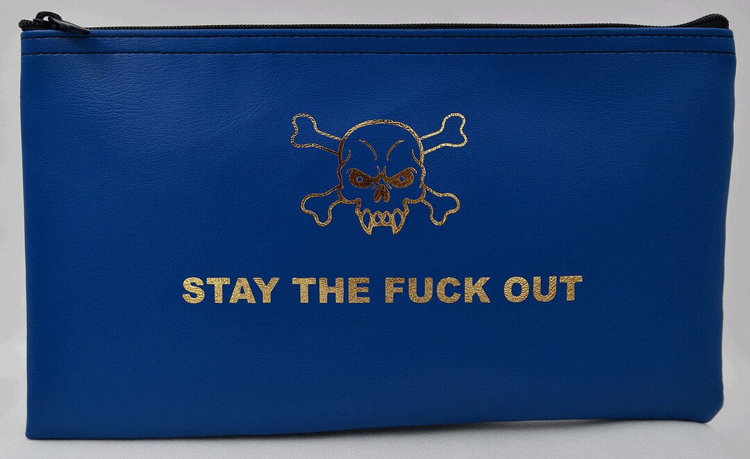 Bikers Stash Money Bag Zipper Wallet Bad Ass Pouch Medicine Drug Purse ...