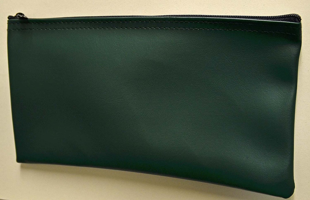 Money Bag Deposit Bag Pouch Zipper Wallet 6" X 11" - Etsy