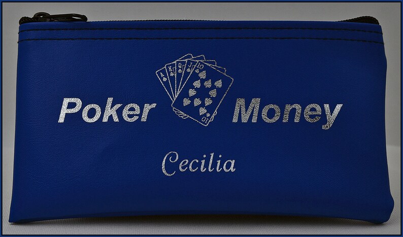 Personalized Poker Player Money Chip Bag Wallet Purse Gambling - Etsy
