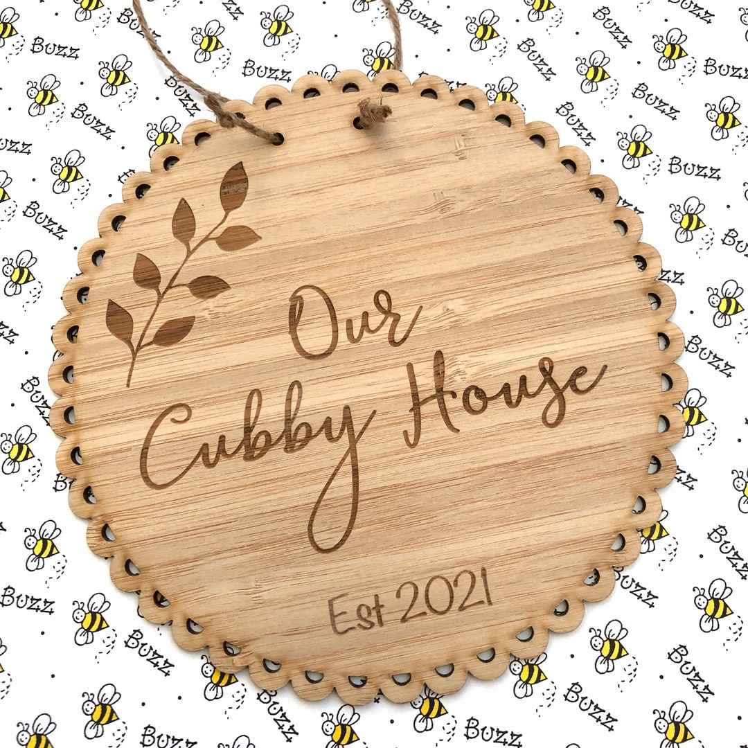 Cubby House Sign | Custom Sign | Sign for Cubby | Cubby Sign | Plaque ...