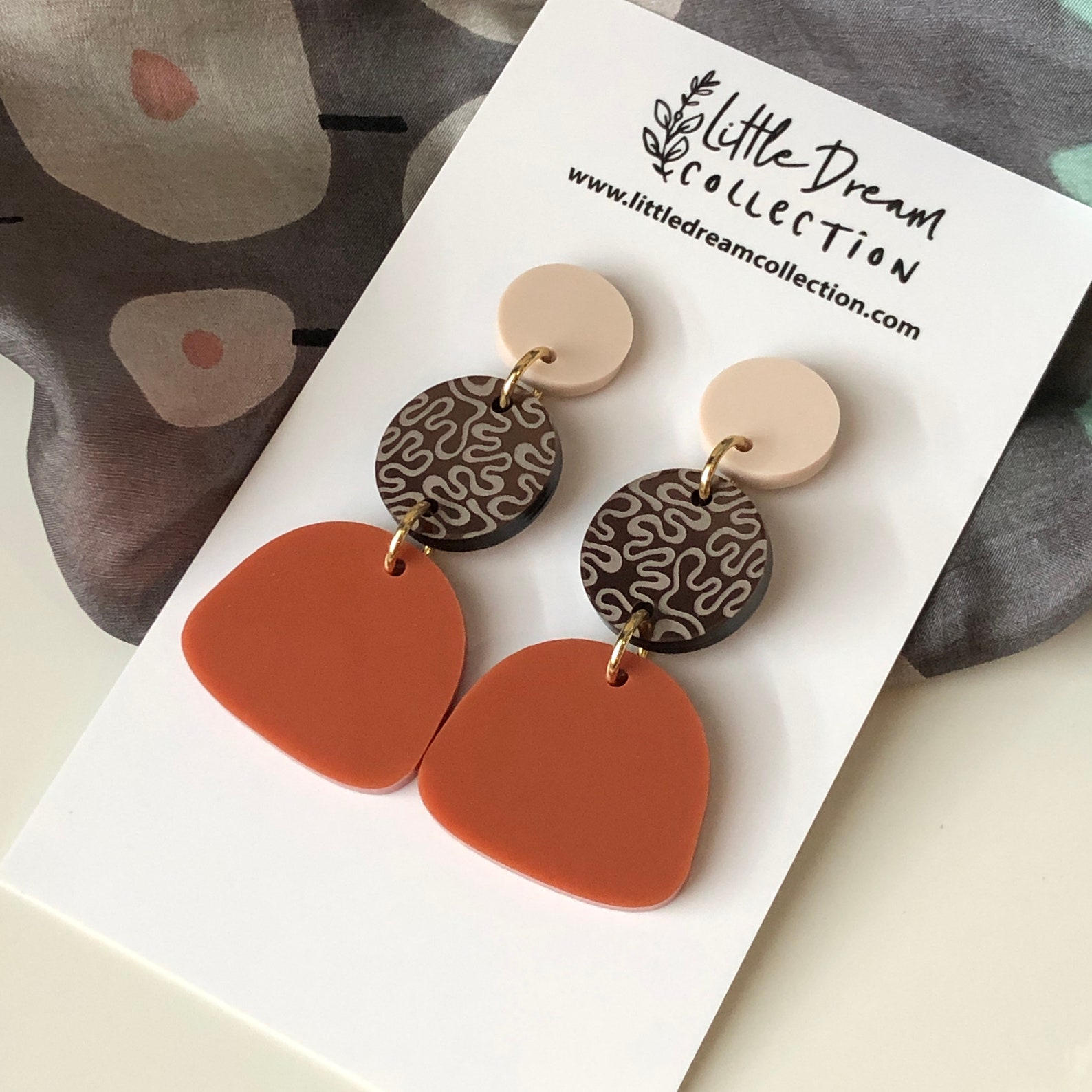 Acrylic Earrings | Laser Cut Acrylic Earrings | Unique Acrylic Earrings ...