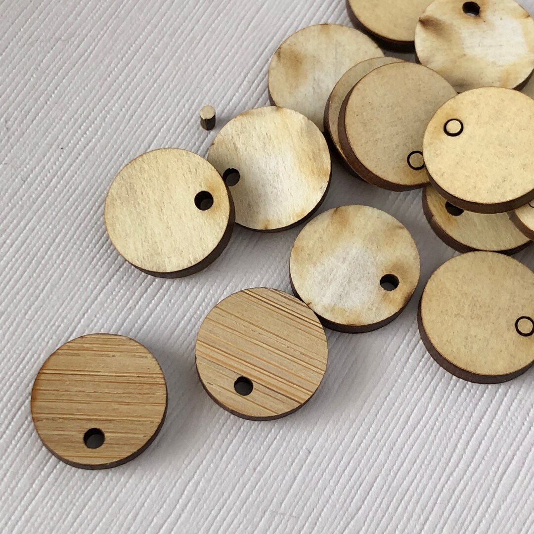 1.5cm Bamboo Earring Blanks | Earring Circle Blanks | Wooden Earring ...