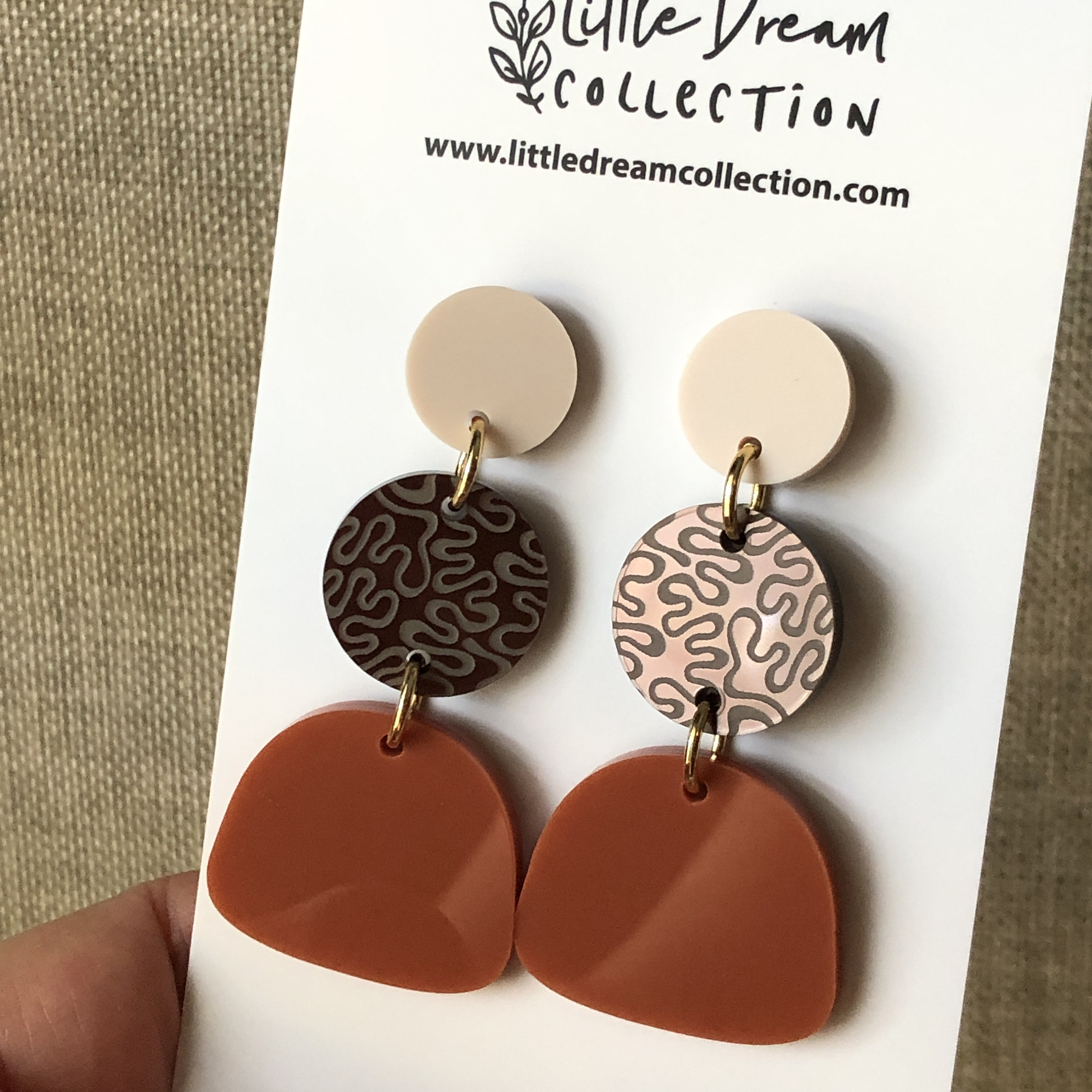 Acrylic Earrings | Laser Cut Acrylic Earrings | Unique Acrylic Earrings ...