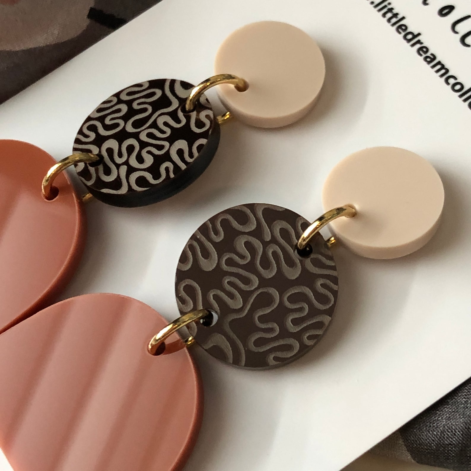 Acrylic Earrings | Laser Cut Acrylic Earrings | Unique Acrylic Earrings ...