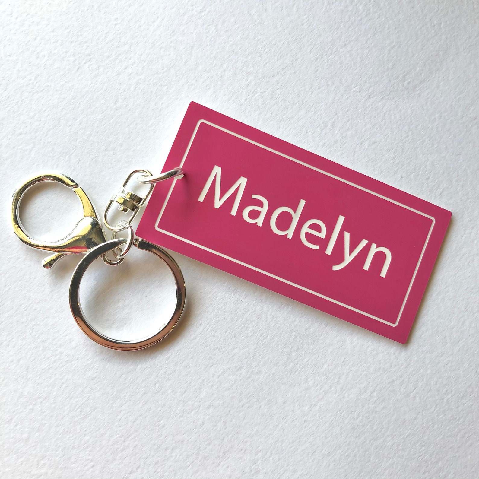 Personalised School Bag Tag. Custom Bag Tag Kids Bag Tag - Etsy