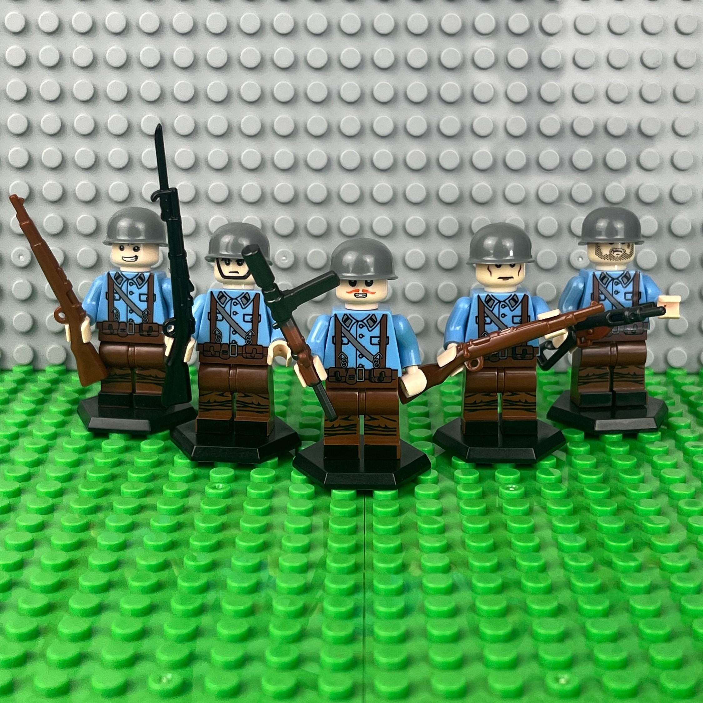 WW2 French Army/partisan Infantry Squad x5 Soldiers - Etsy