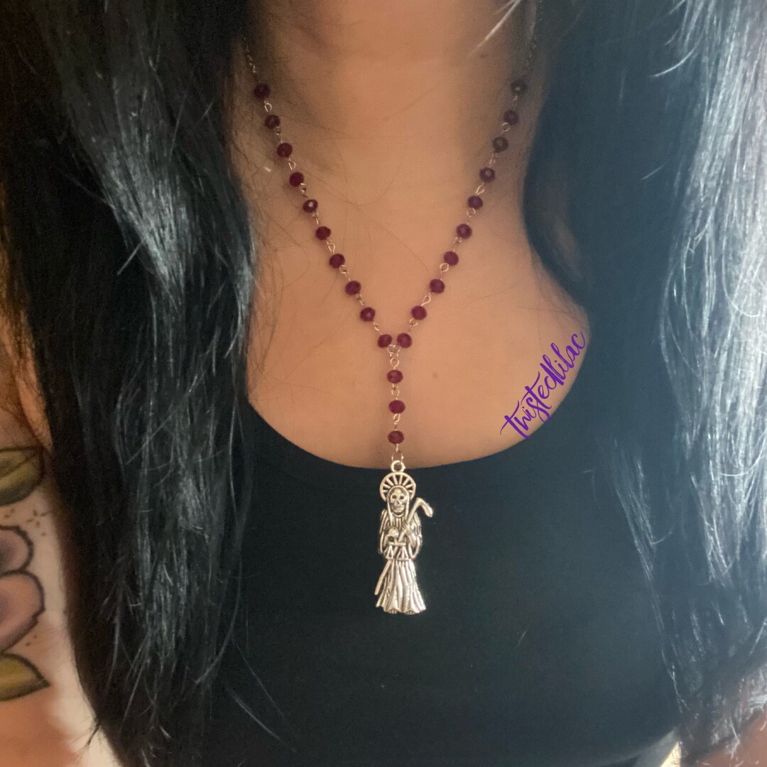 Holy Death Necklace - Etsy