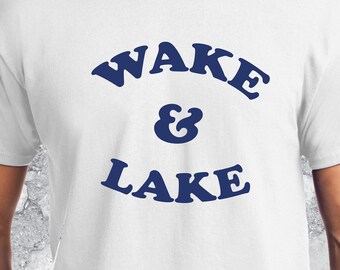 Wake and Lake Shirt - Etsy