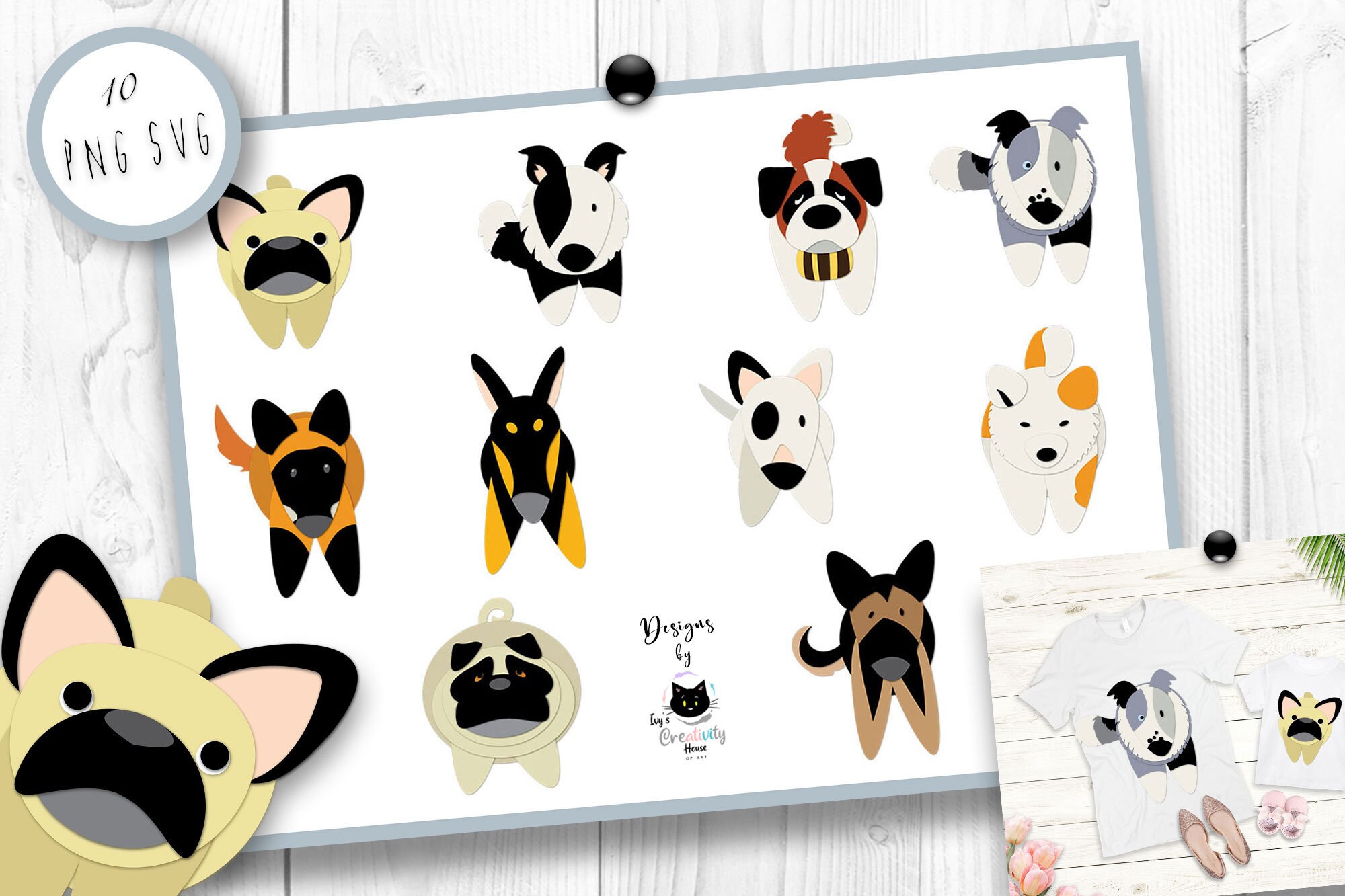Dog Svg Bundle Dog Svg Files Dog Svg Designs Dog Clipart - Etsy