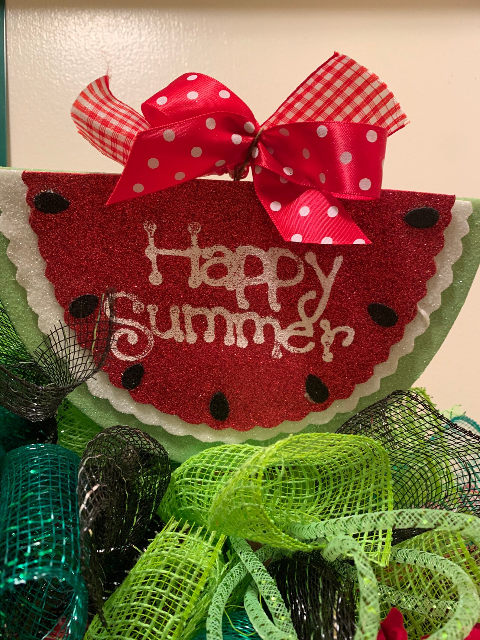 Summer Watermelon Wreath Summer Wreath Watermelon Wreath | Etsy