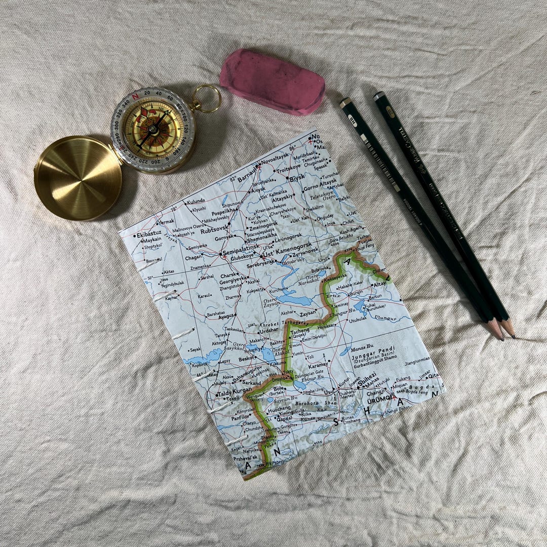 China Travel Journal - Handmade Travel Journal - Recycled Junk Journal ...