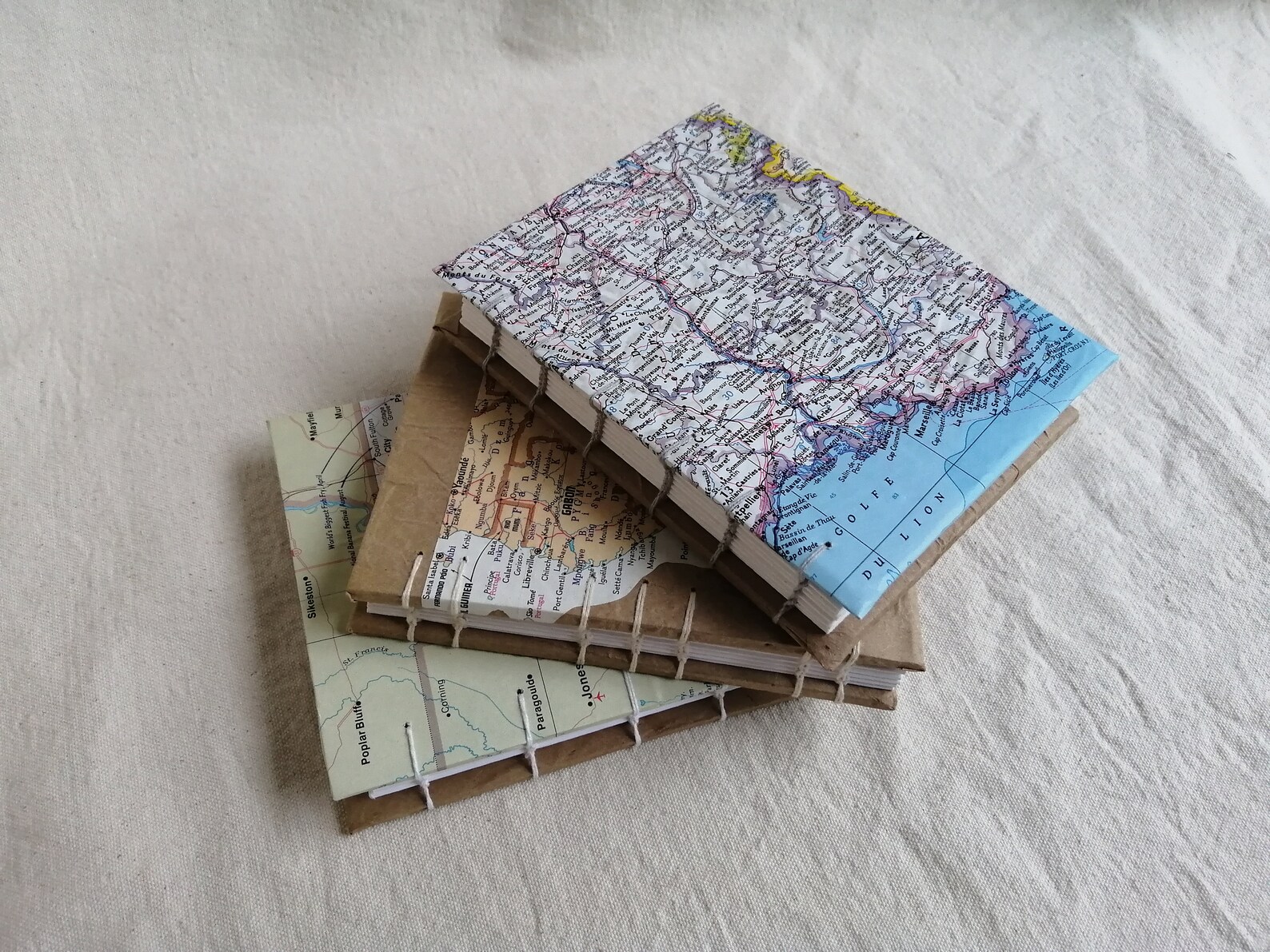 Custom Made to Order Map Travel Journal Notebook, Small - Etsy