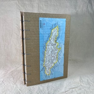 Handmade Jamaica Travel Journal – Recycled Paper Junk Journal - Etsy
