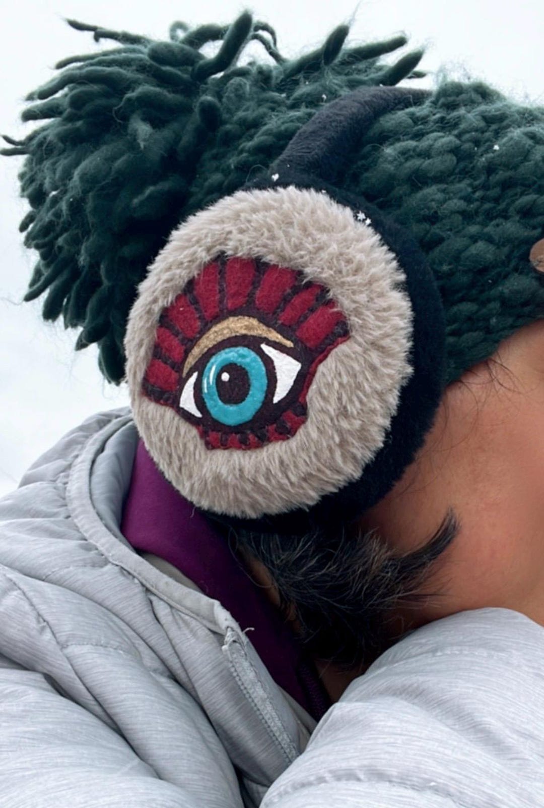 Ear Muffs Blue Eye - Etsy