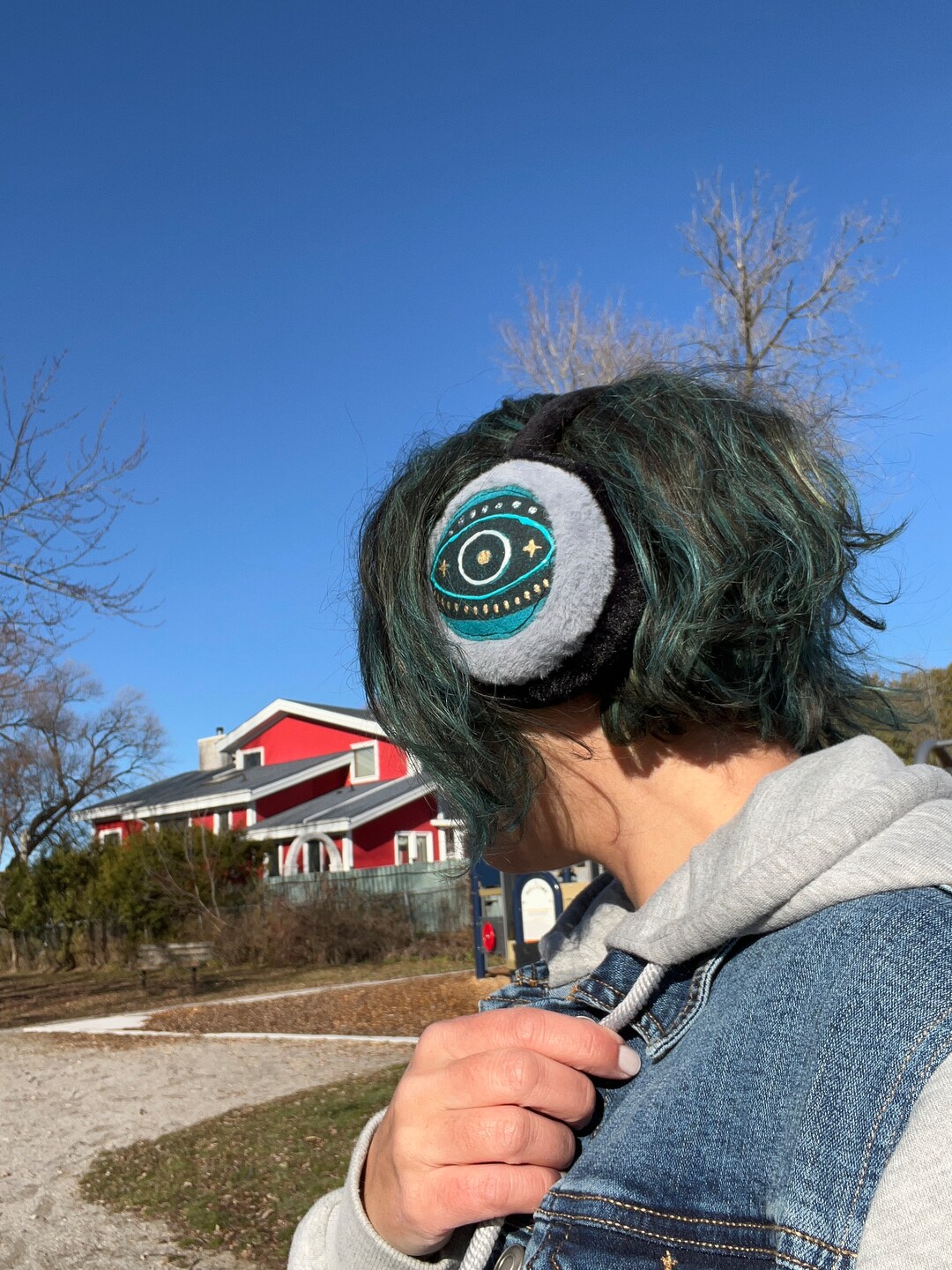 Ear Muffs Evil Eye - Etsy