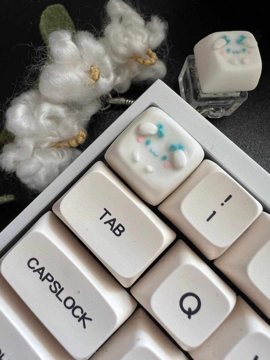 Cinnamoroll Artisan Clay Keycap for Mechanical Keyboards - Etsy