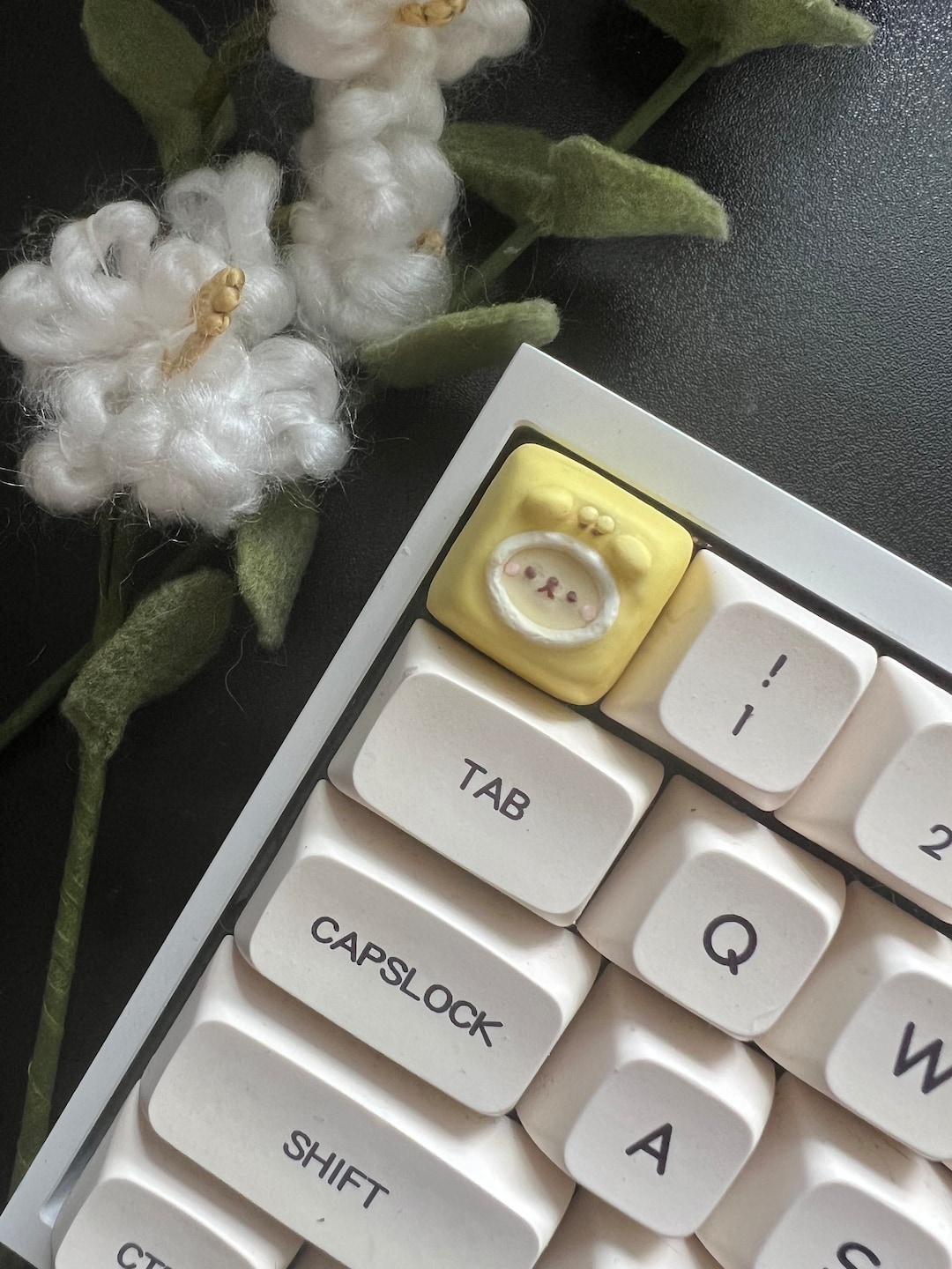Bee Bear Artisan Clay Keycap for Mechanical Keyboards - Etsy