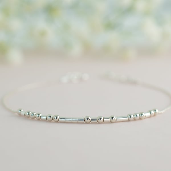Morse Code Bracelet - Etsy