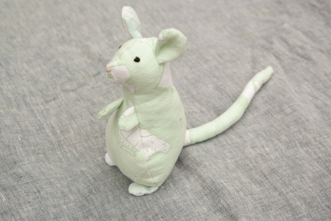 Standing Rat Doll Plush Sewing Pattern Instant Download With Video ...