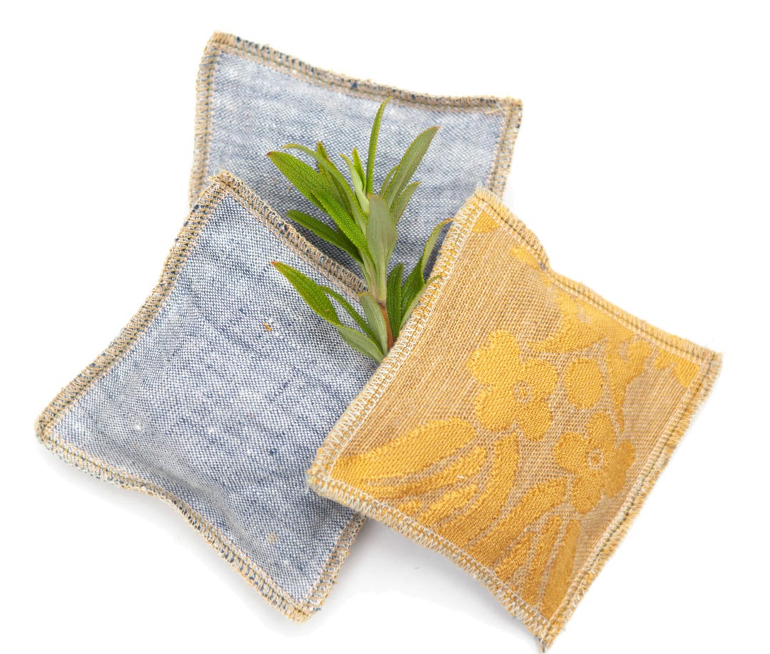 Organic Sage Drawer Sachet Set: Bee's Bliss Garden Freshener - Etsy