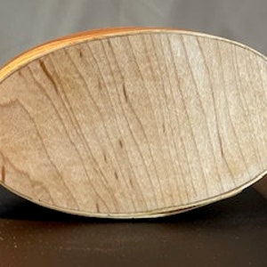 Shaker Oval Box #1 - Ash & Maple - Etsy