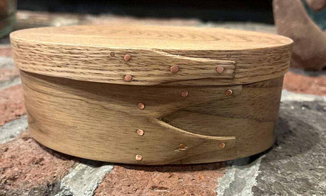 Shaker Oval Box #2 - Walnut - Etsy