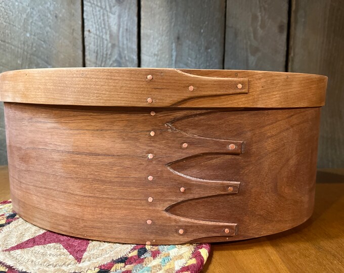 Shaker Oval Box #8 - Cherry - Etsy