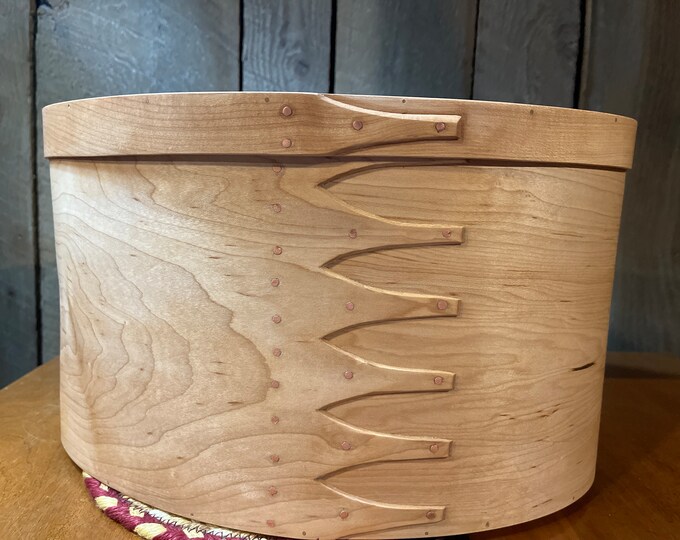 Shaker Oval Box #8 - Cherry, Maple and Walnut - Etsy