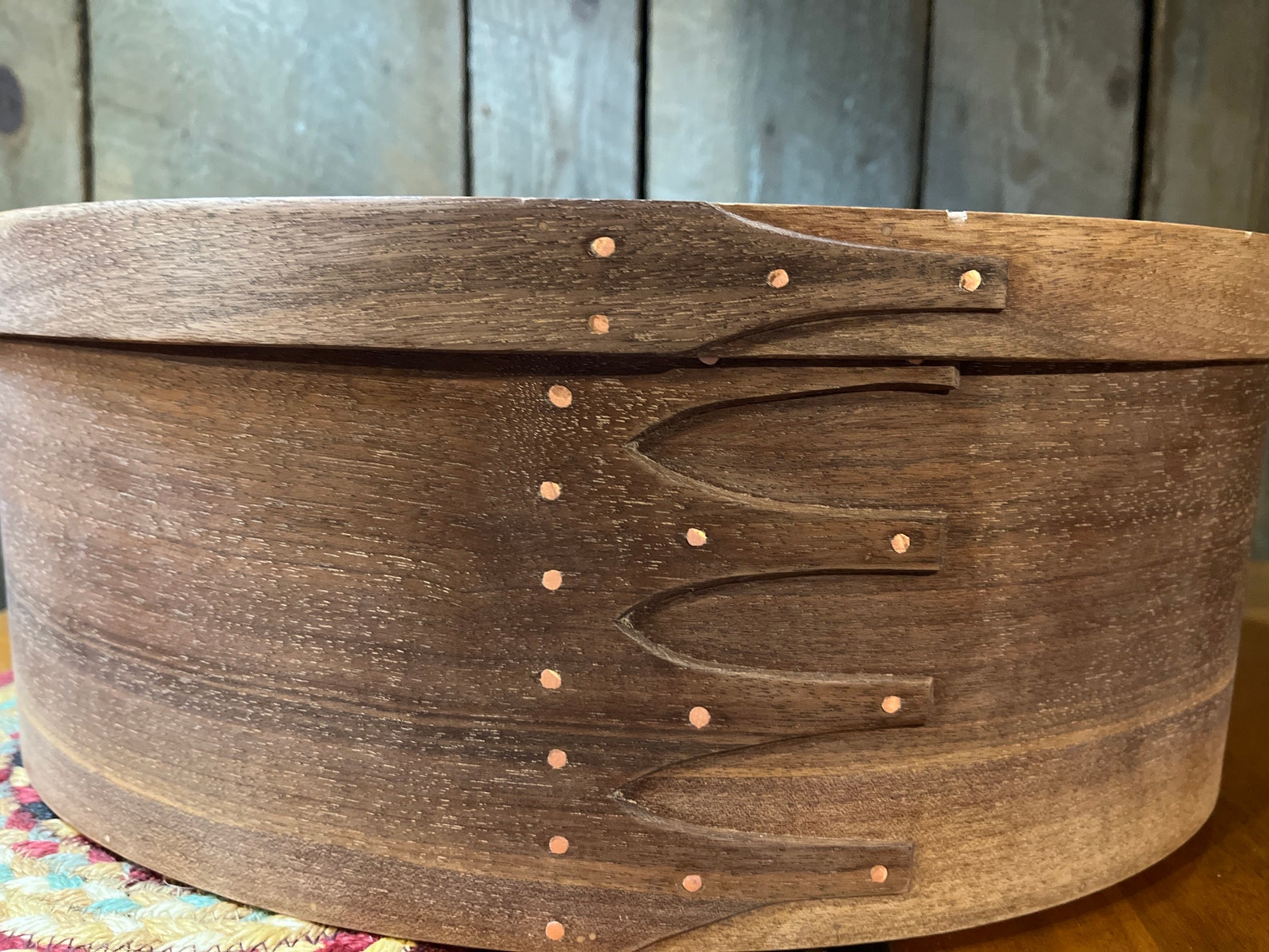 Shaker Oval Box 8 Walnut - Etsy