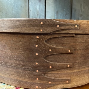 Shaker Oval Box 8 Walnut - Etsy