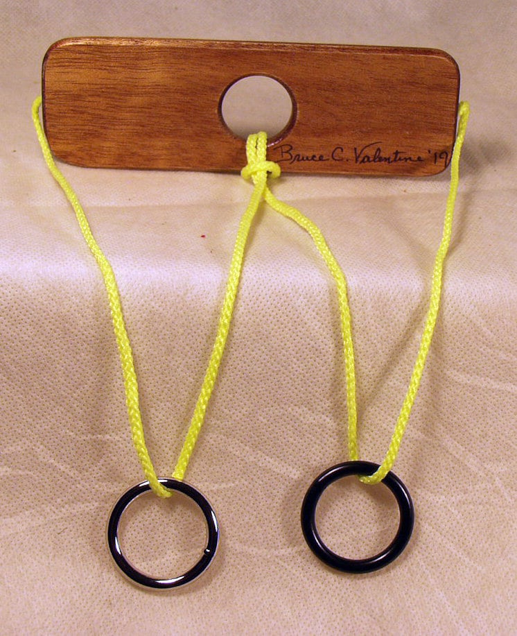 Wooden Rope Ring Puzzle - Brainteaser - Etsy