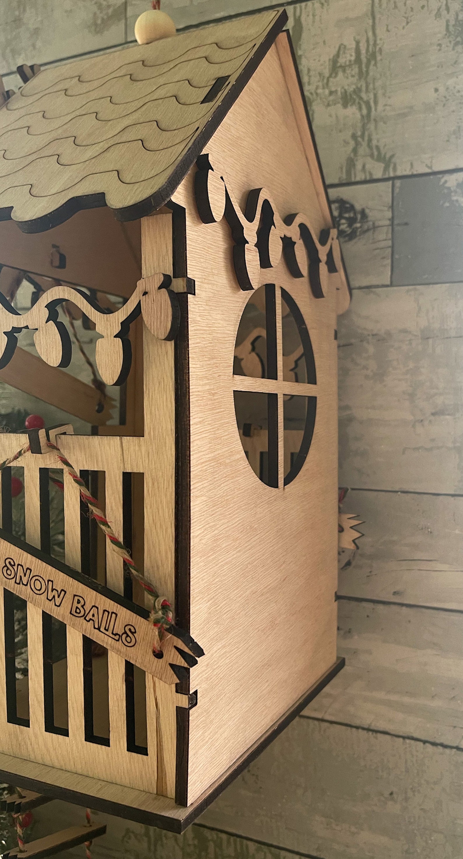 Elf/doll Treehouse Laser Cut File - Etsy