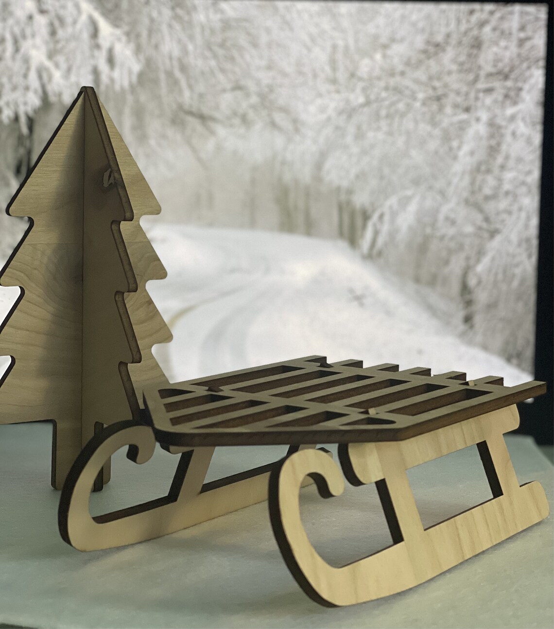 Elf/doll Tent, Sled, Tree Laser Cut File - Etsy Canada