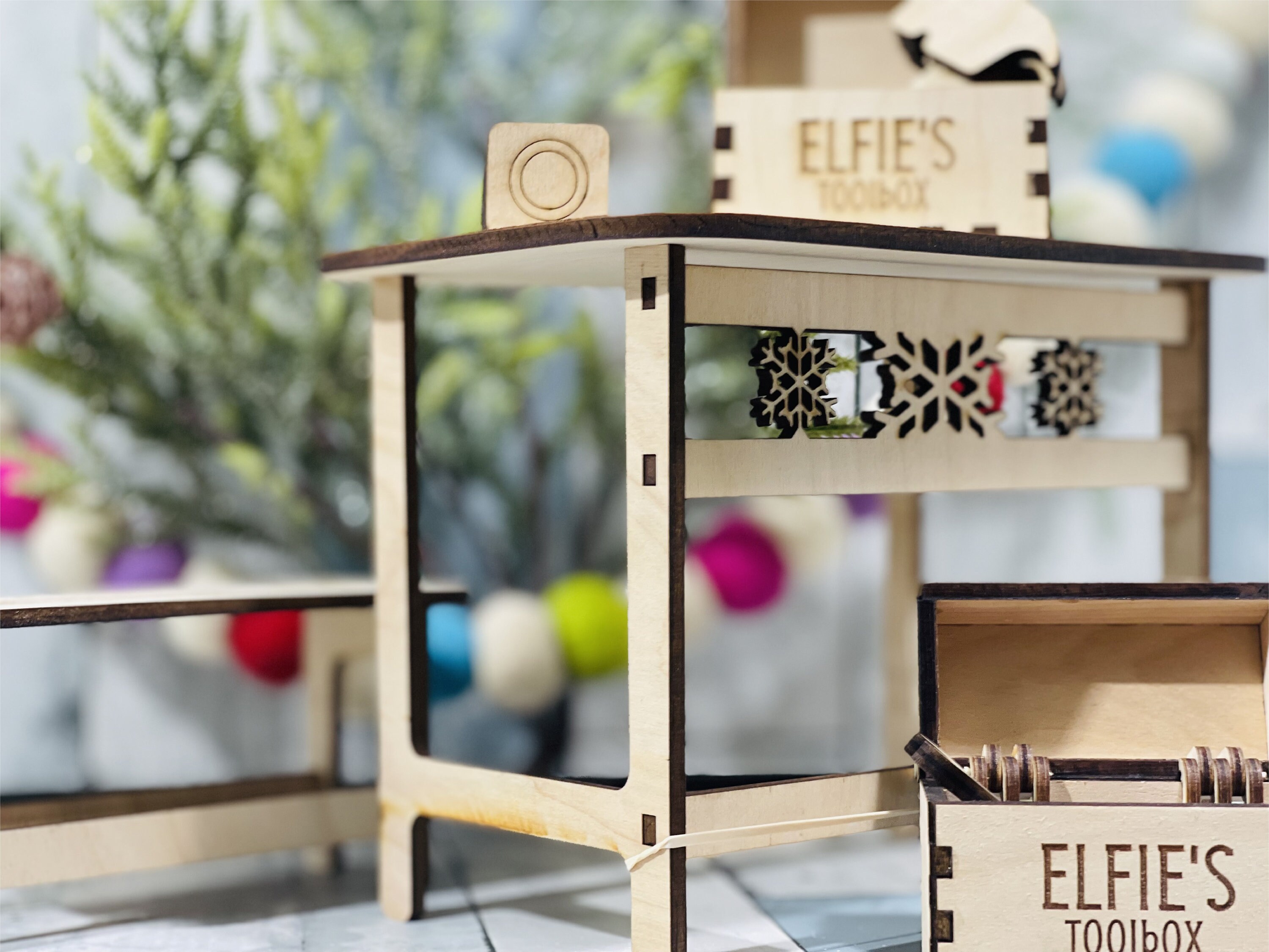 Elf/doll Table Bench Tool Box Laser Cut File - Etsy
