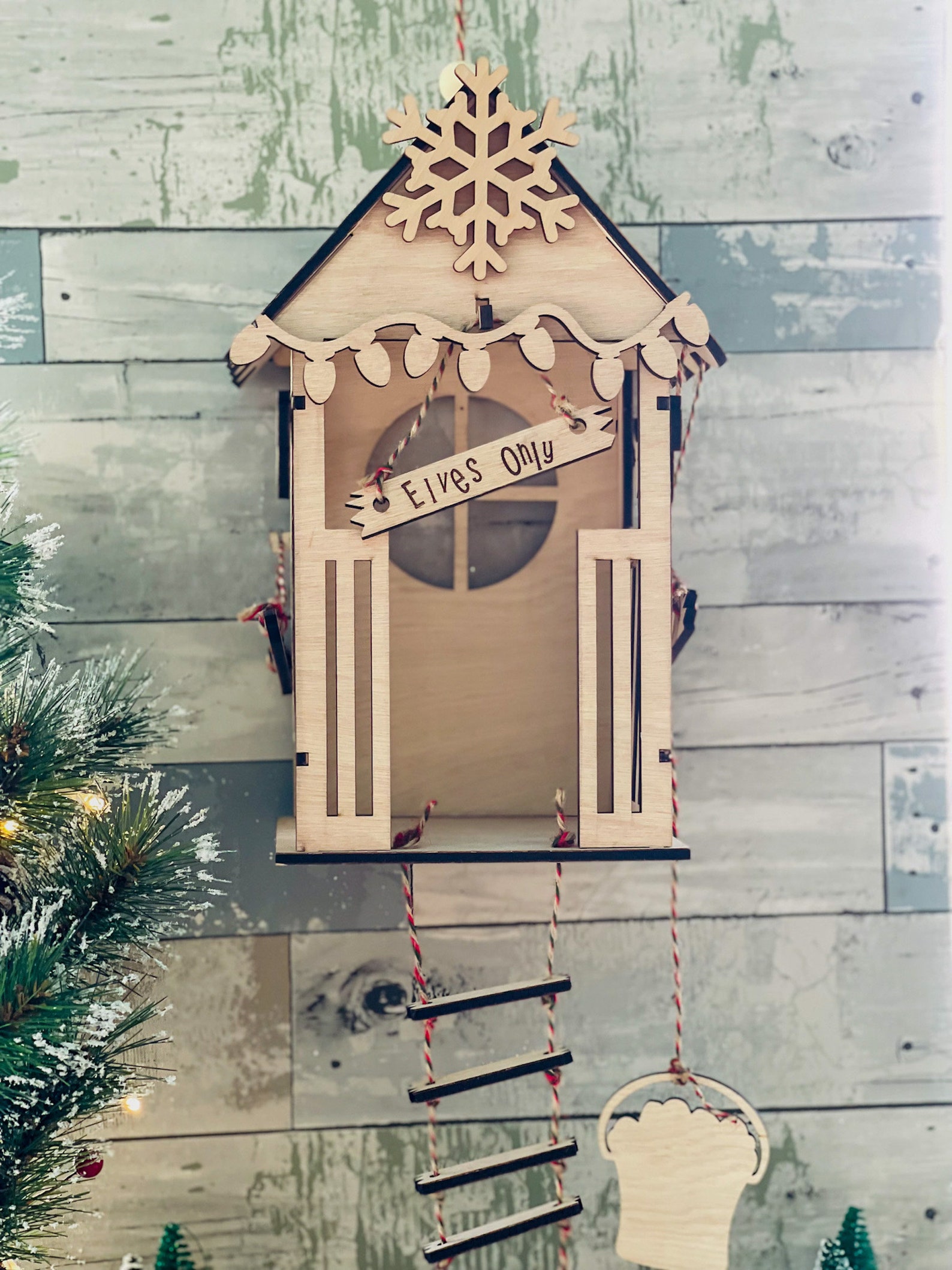 Elf/doll Treehouse Laser Cut File - Etsy