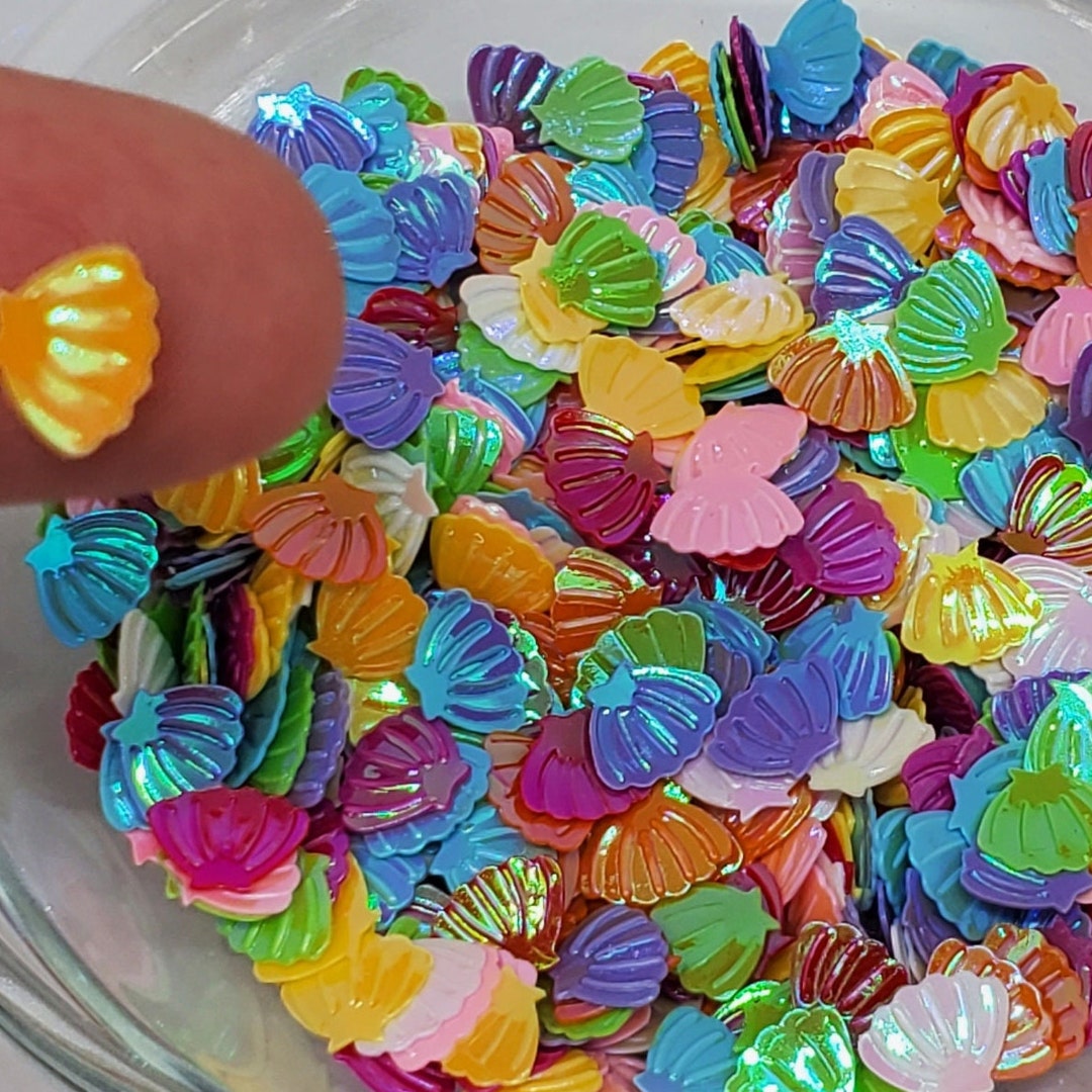 Shells sea Shells Opal Shape Sequins Nail Art - Etsy