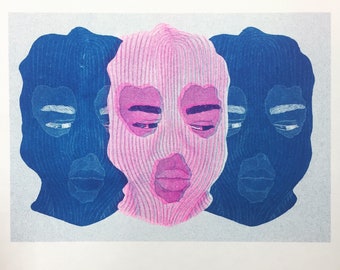 Balaclava Wall Art | Etsy