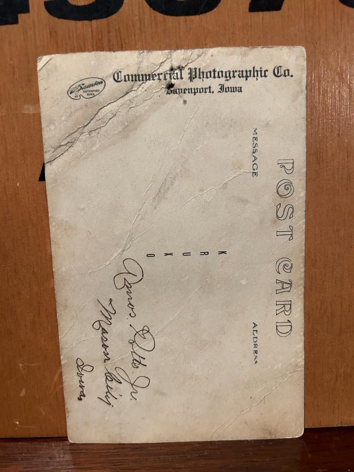 Early 1900s Foot Signed Postcard From Armless Wonder Charles Tripp ...