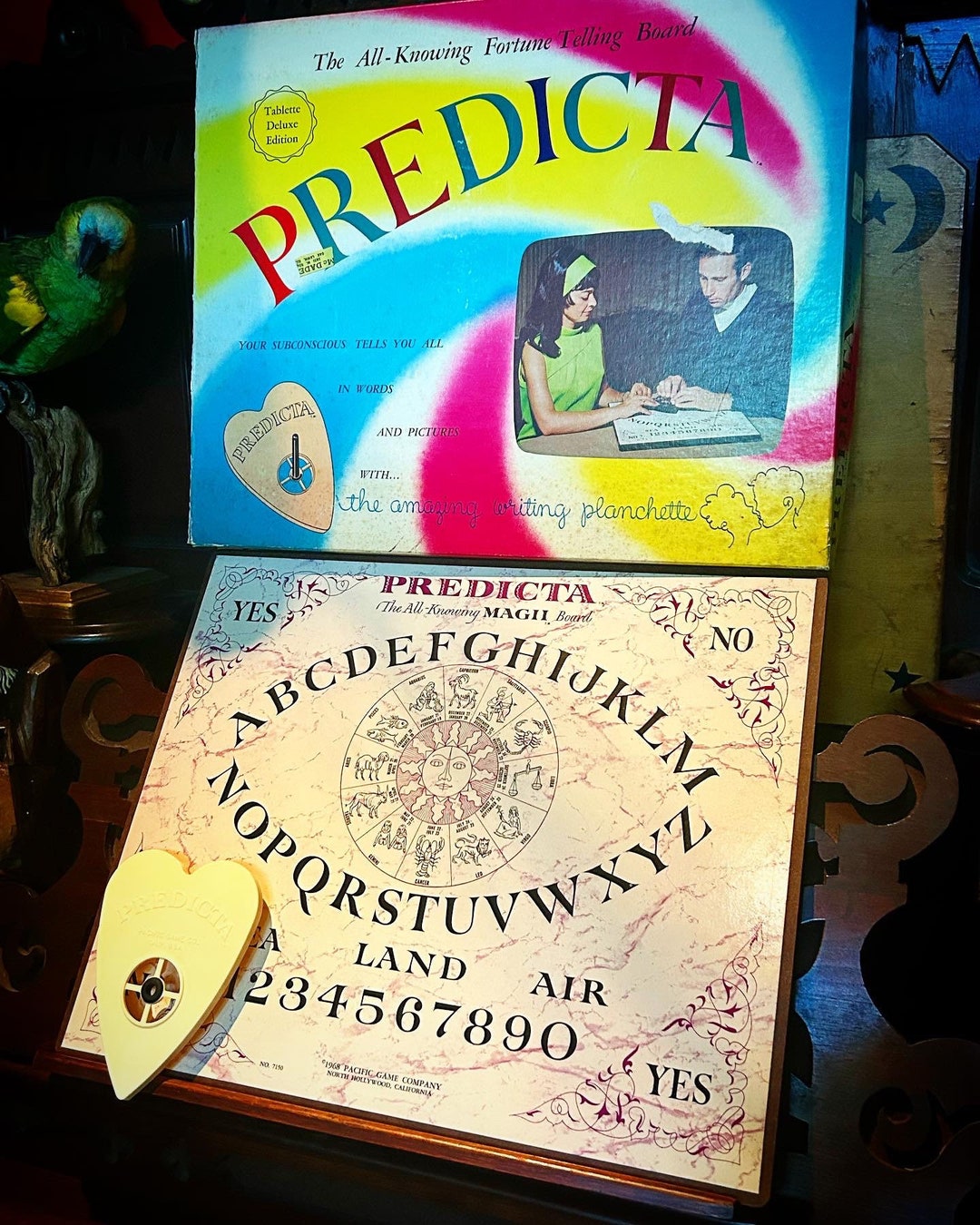 1968 Predicta the All-knowing Magii Board OUIJA - Etsy