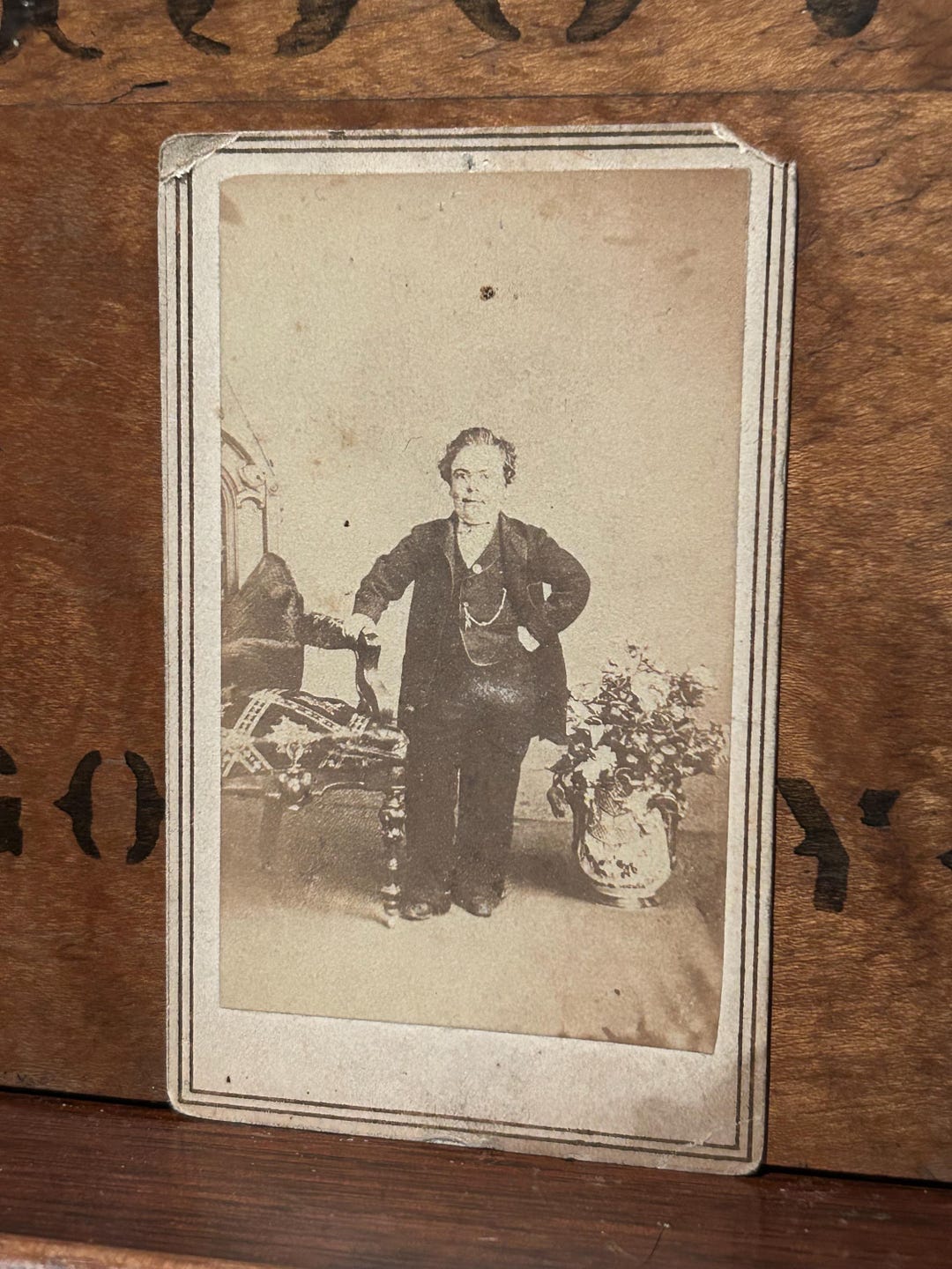 19th Century CDV of the Most Famous Little Person Sideshow Performer of ...