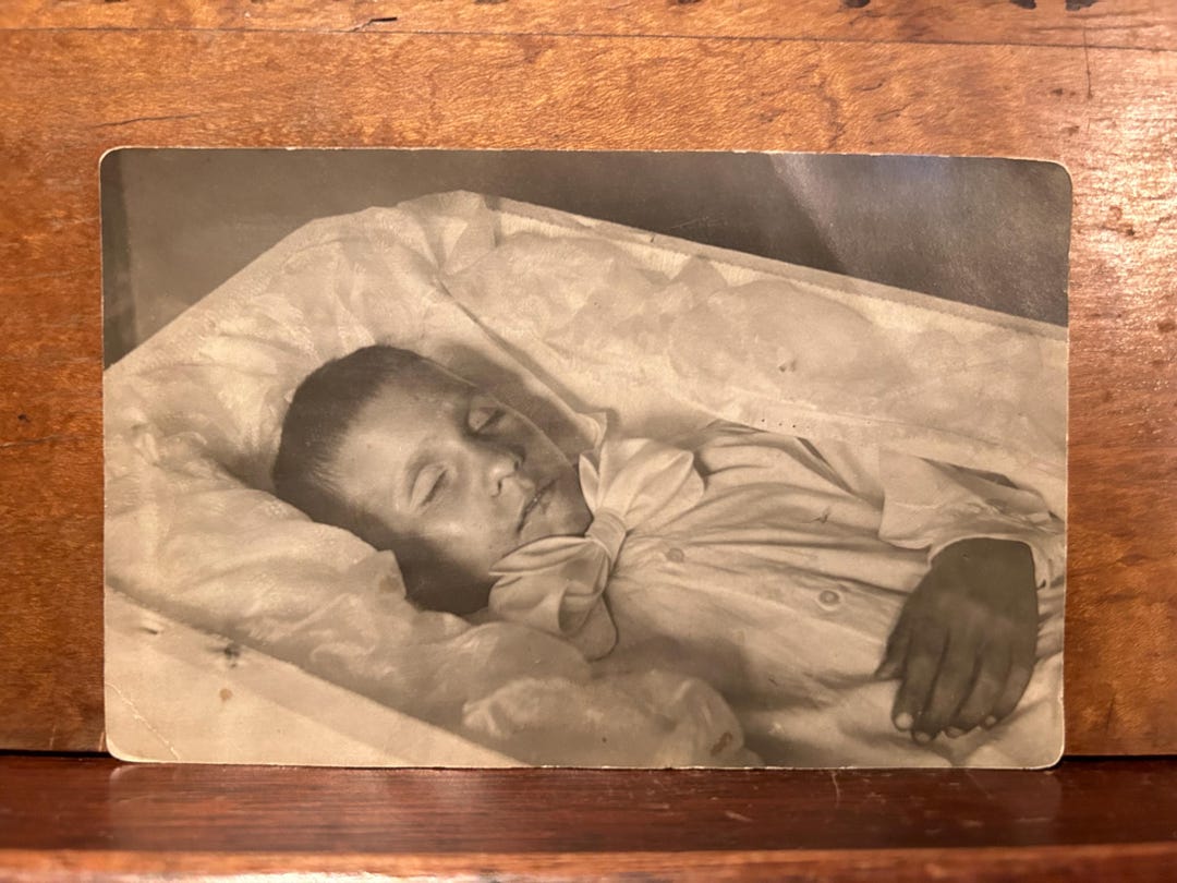 Early 1900s Post Mortem RPPC. ODDITIES - Etsy